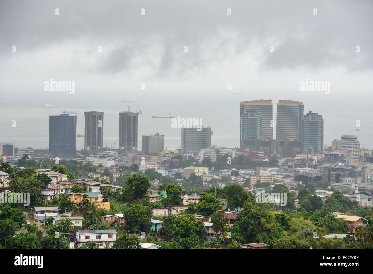 Trinidad cityscape port of spain hi-res stock photography and images ...