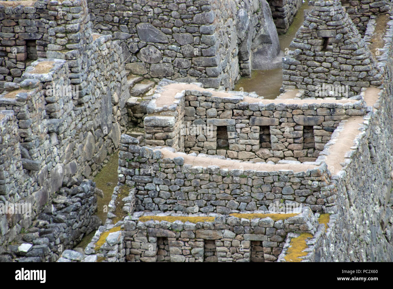 Ancient Inca Ruins at Machu Picchu Stock Photo - Alamy