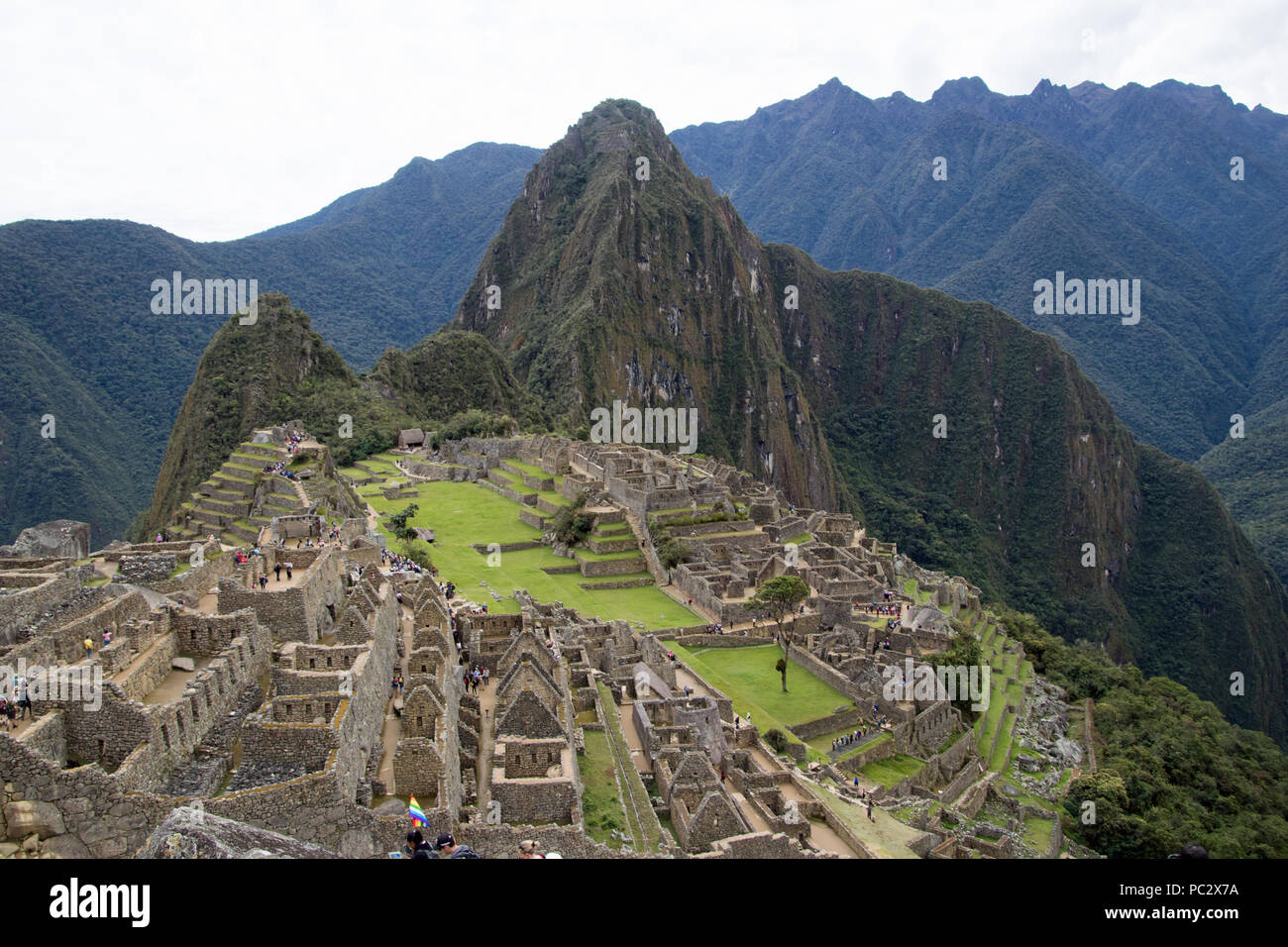 Ancient Inca Ruins at Machu Picchu Stock Photo - Alamy