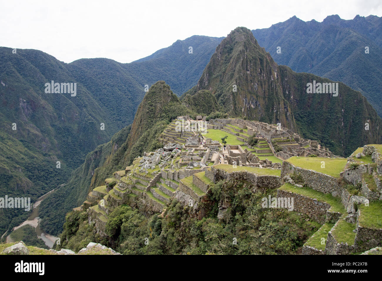 Ancient Inca Ruins at Machu Picchu Stock Photo - Alamy