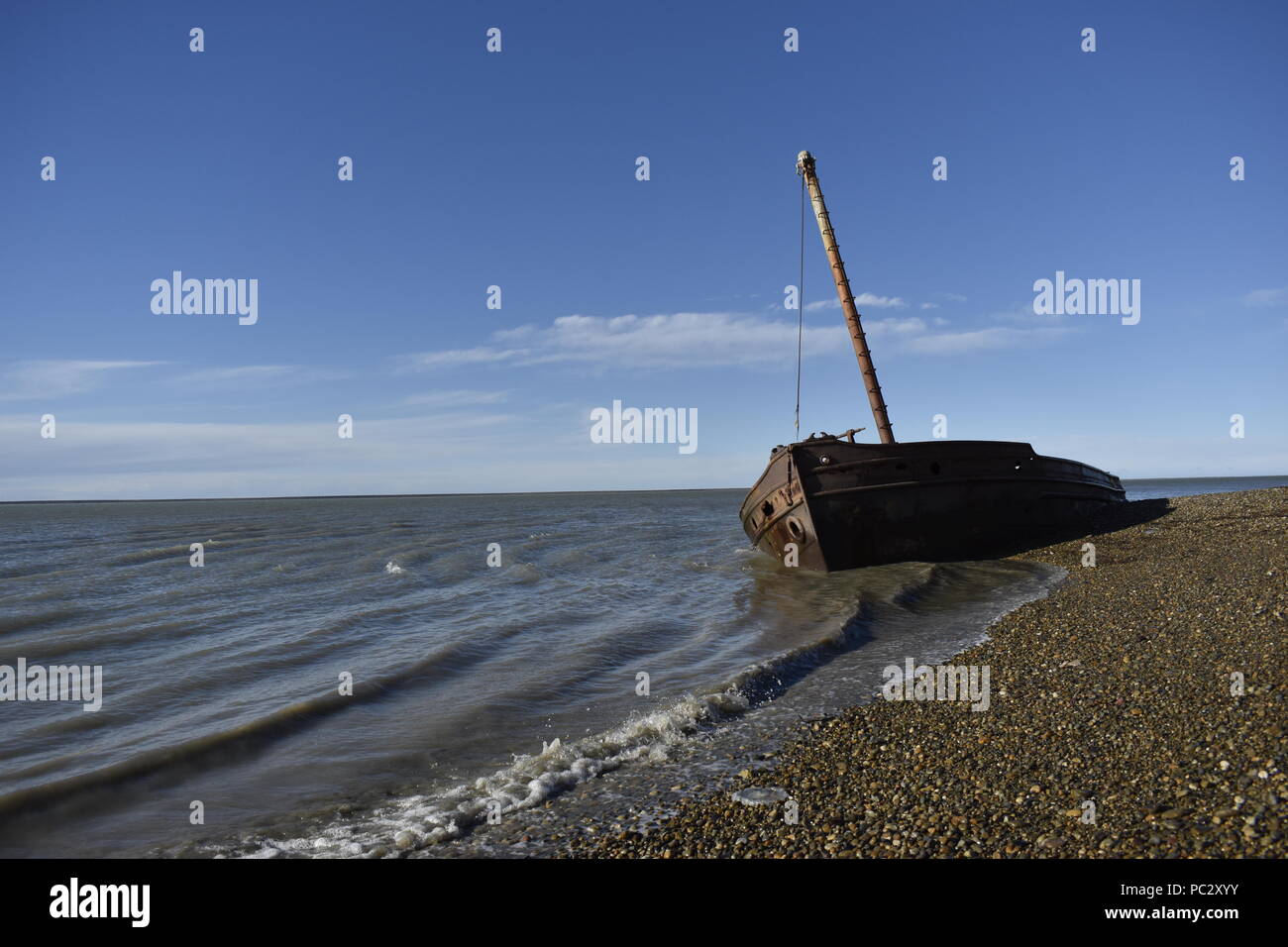 Grounded boat hi-res stock photography and images - Alamy