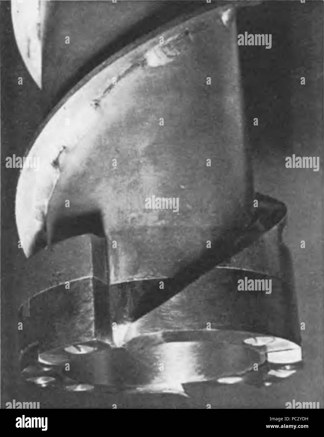 ACFEL ice auger shoe side view Stock Photo - Alamy