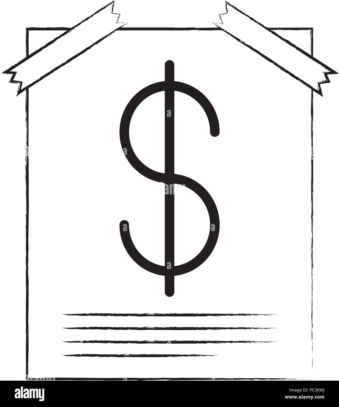 invoice icon over white background, vector illustration Stock Vector ...