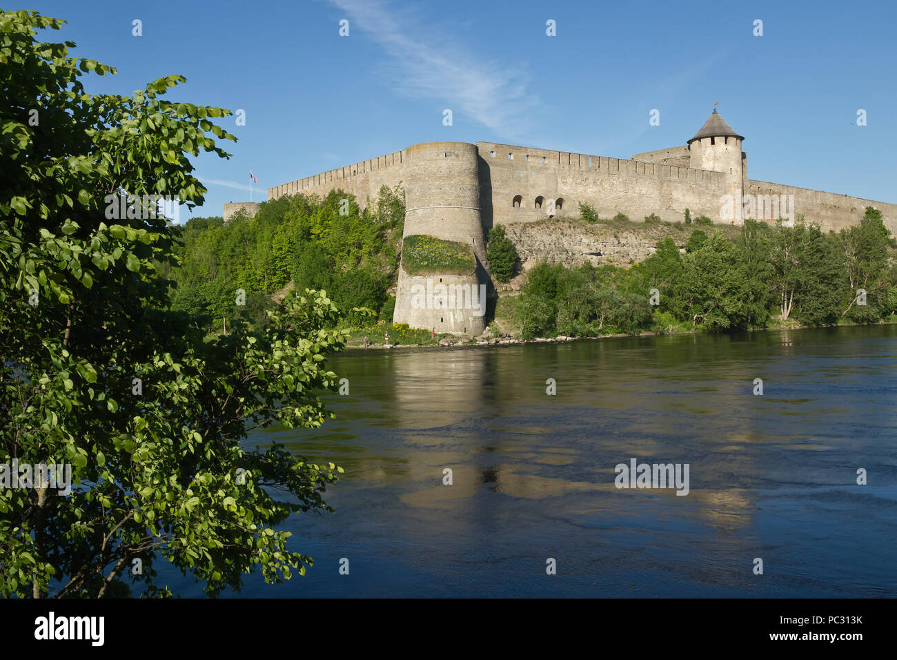 Old fortifications in Ivangorod, Russia Stock Photo - Alamy