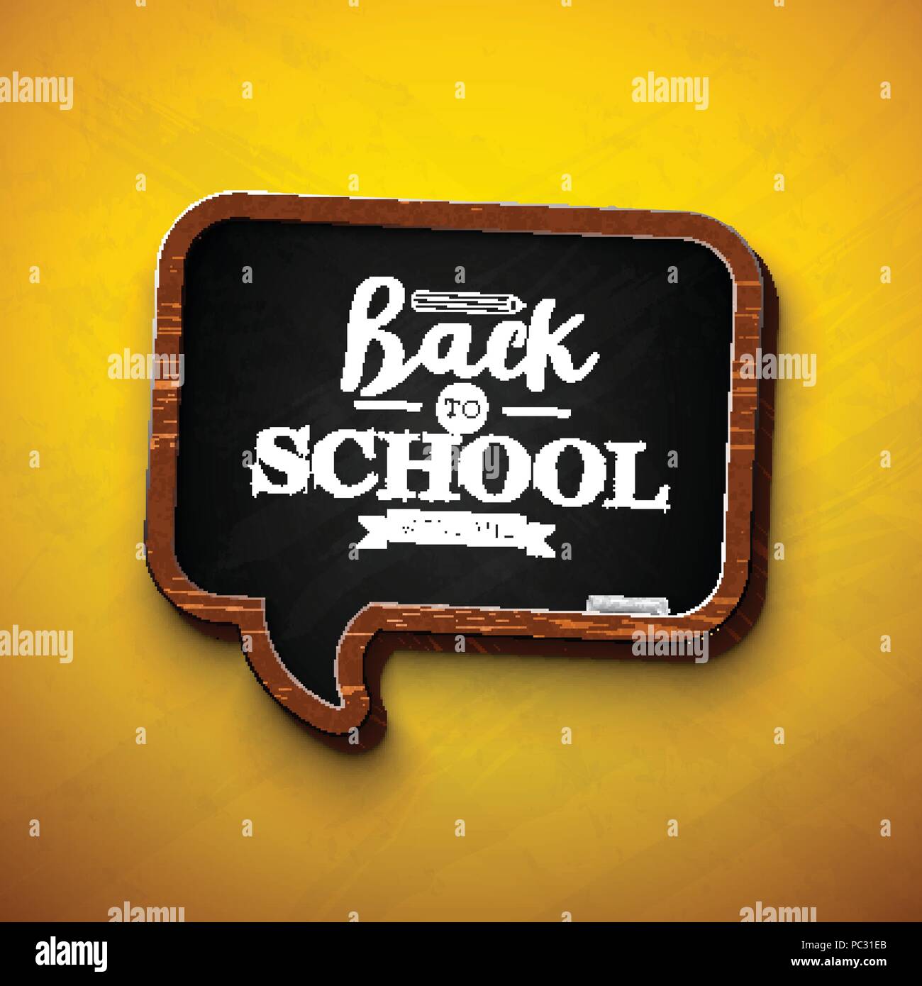 Welcome back school chalkboard background hi-res stock photography and ...