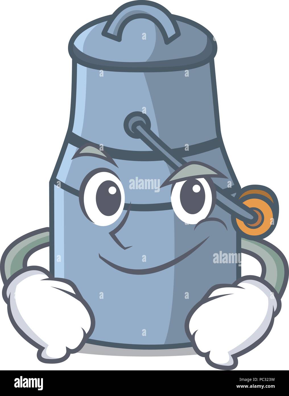 Smirking milk can character cartoon Stock Vector Image & Art - Alamy