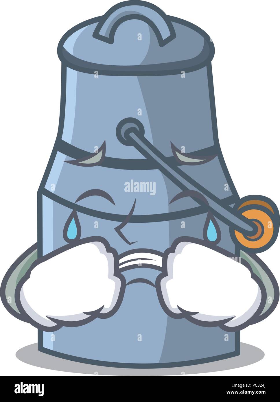 Crying milk can mascot cartoon Stock Vector Image & Art - Alamy