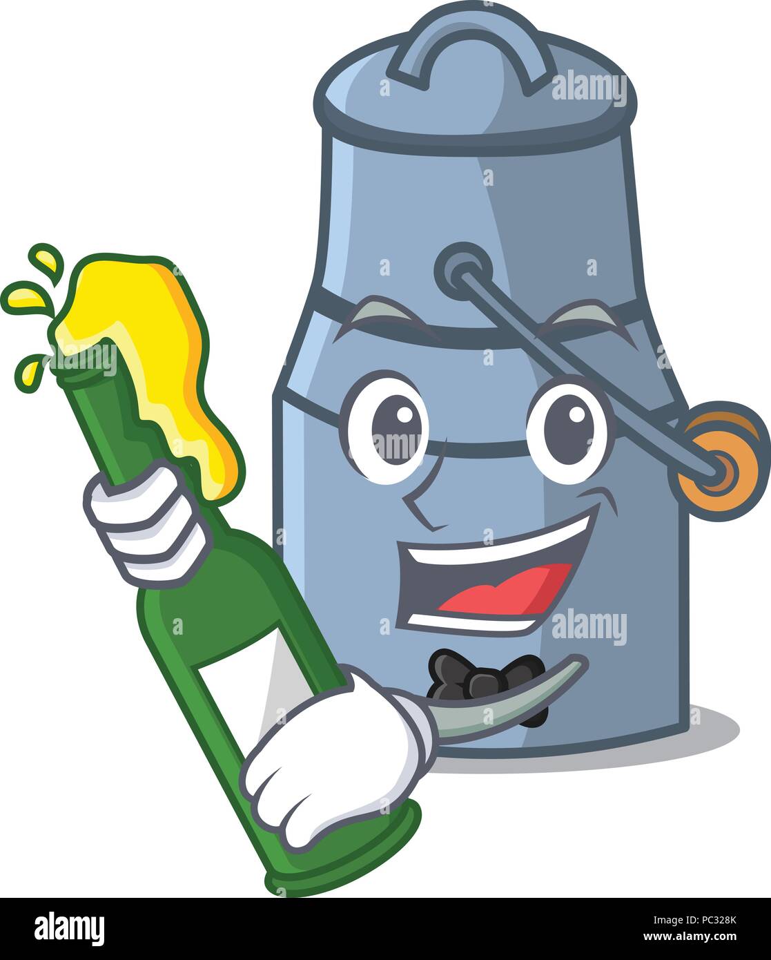 Spilled drink cartoon Stock Vector Images - Alamy