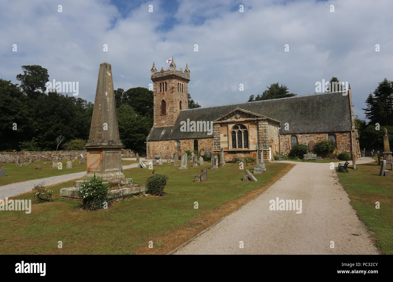 Parish Church Dirleton East Lothian Scotland July 2018 Stock Photo - Alamy