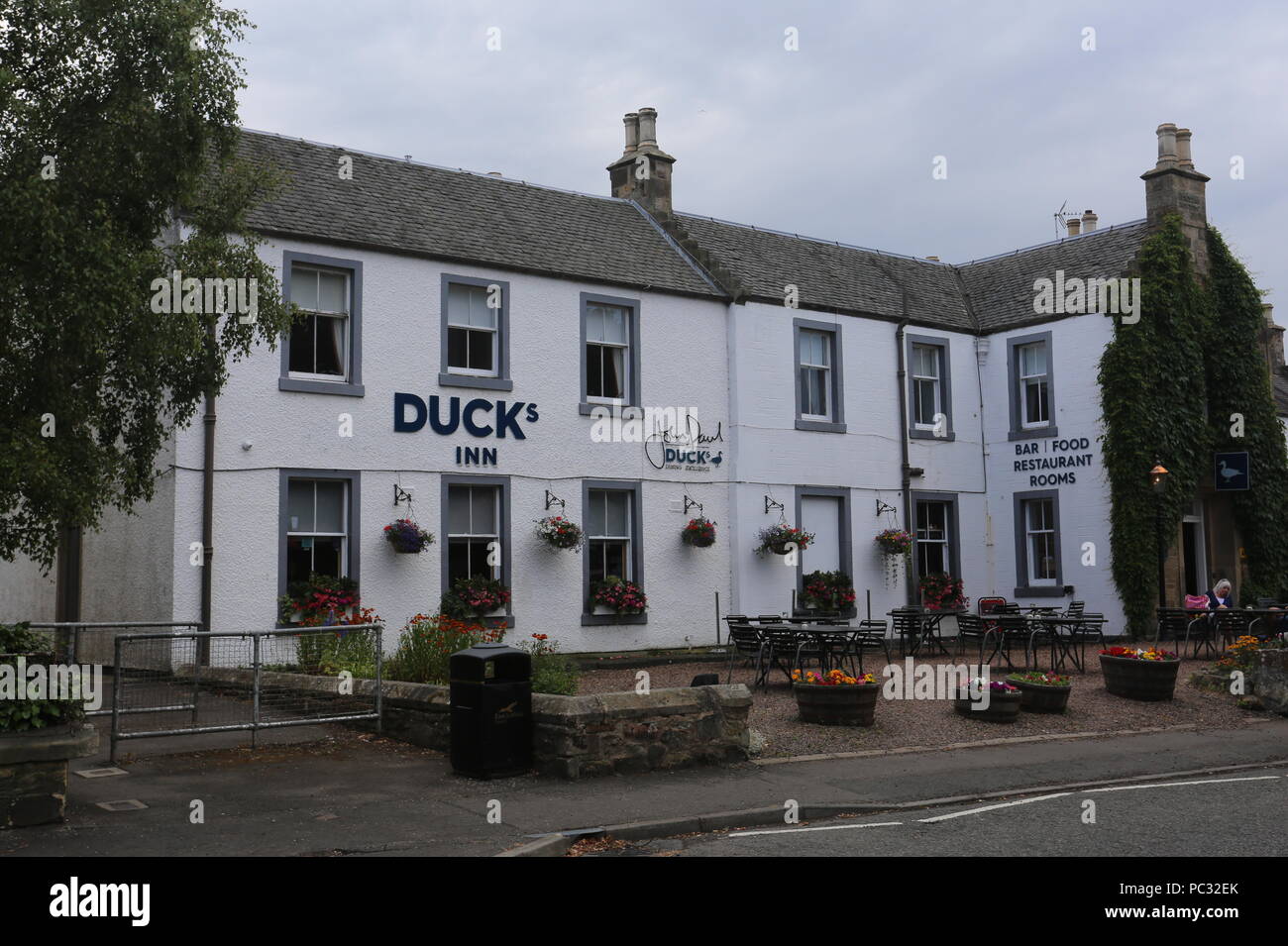 Exterior of Ducks Inn Aberlady East Lothian Scotland July 2018 Stock ...