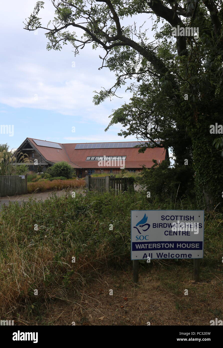 Exterior of Scottish Birdwatchers Centre Waterston House Aberlady ...