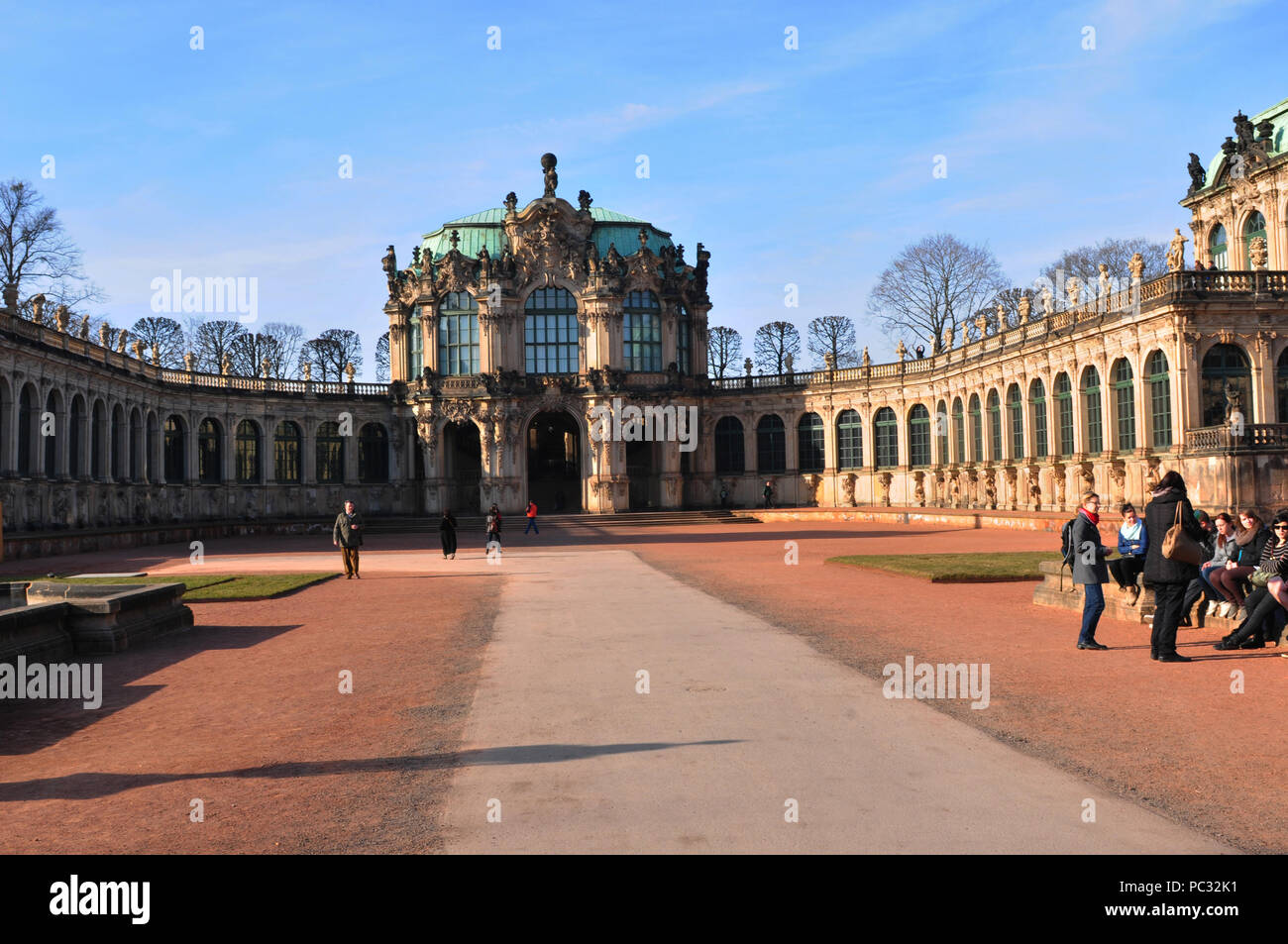 East-Germany: Dresdens Late-Barock Château the "Zwinger" (1710-1728 ...