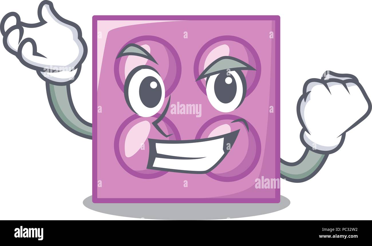 Successful toy brick character cartoon Stock Vector Image & Art - Alamy