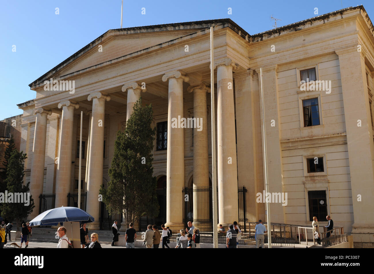 Maltas justice department and highest court in the city of Valetta ...