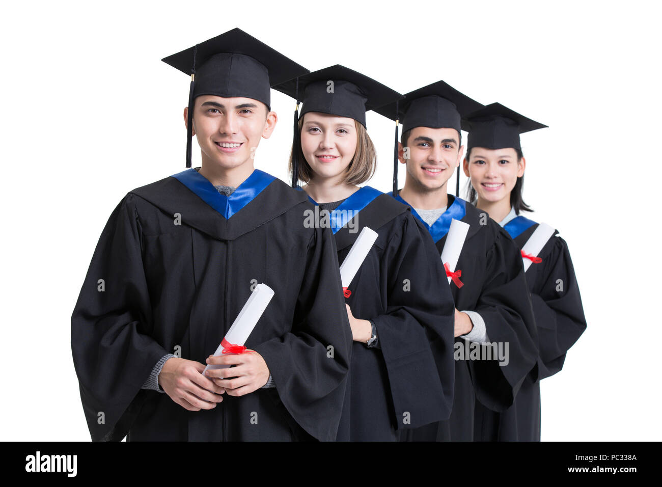 Women graduation certificate in hi-res stock photography and images - Alamy