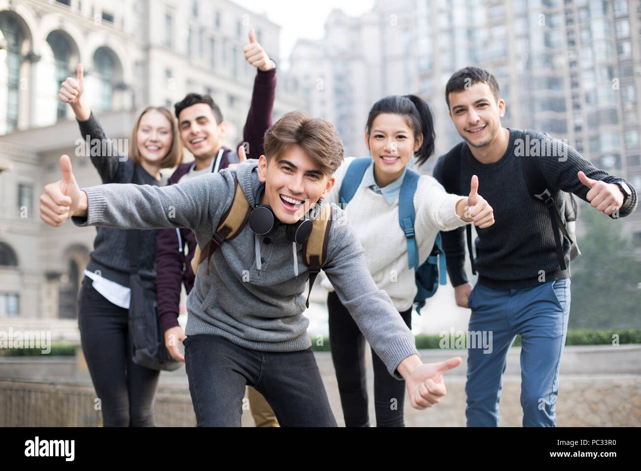 Close up cheerful student hi-res stock photography and images - Alamy