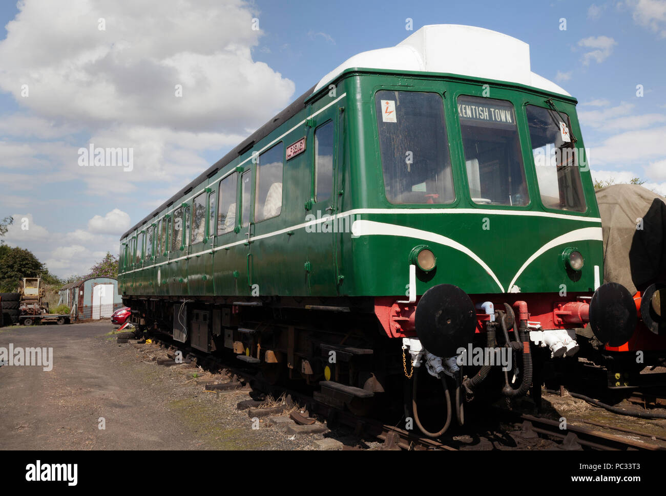 Diesel rail car Stock Photo - Alamy