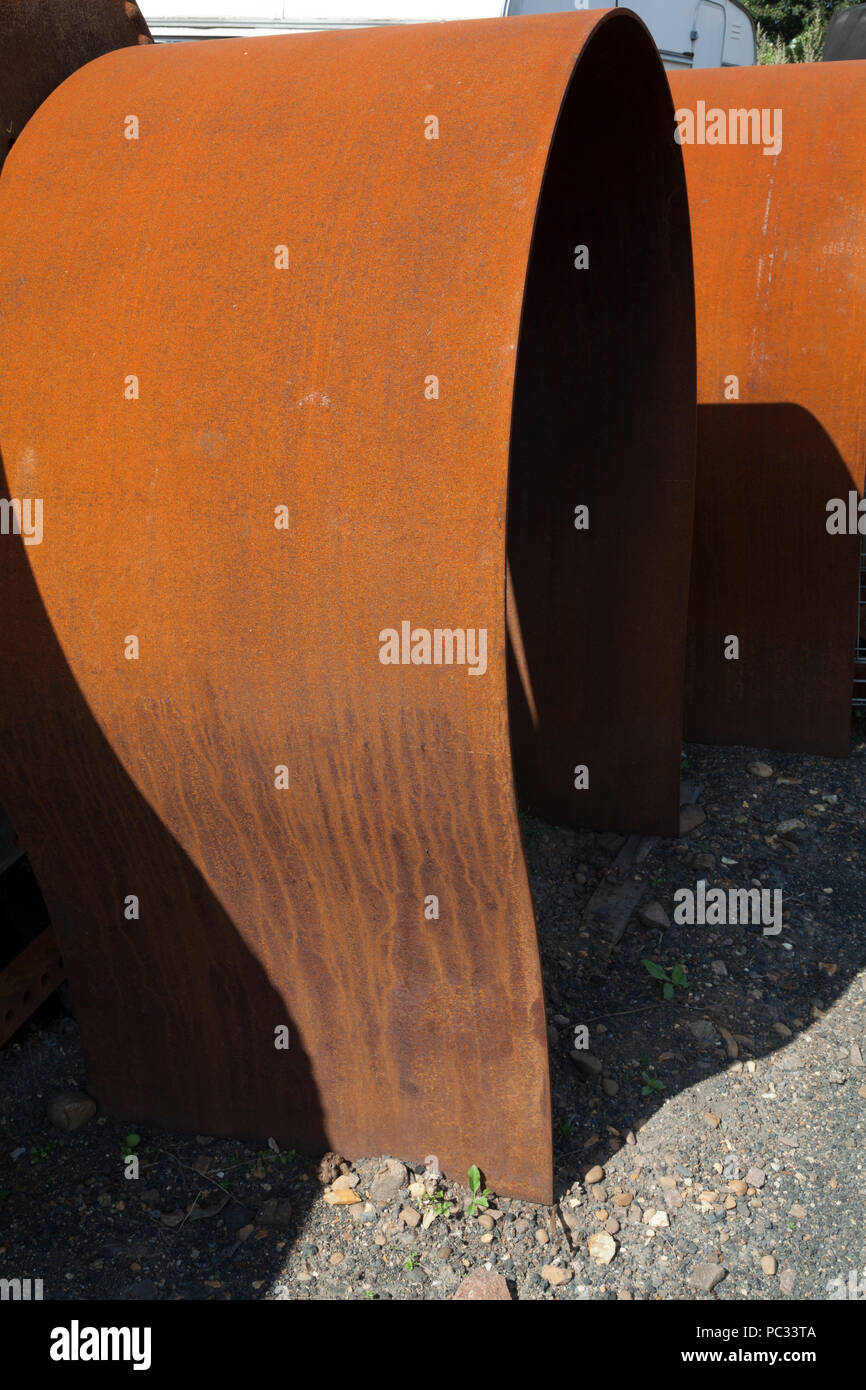 rusty curved metal Stock Photo - Alamy
