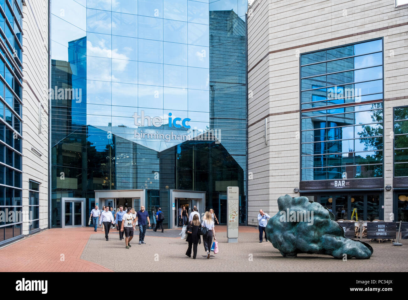 Entrance to the International Convention Centre (ICC), Birmingham ...