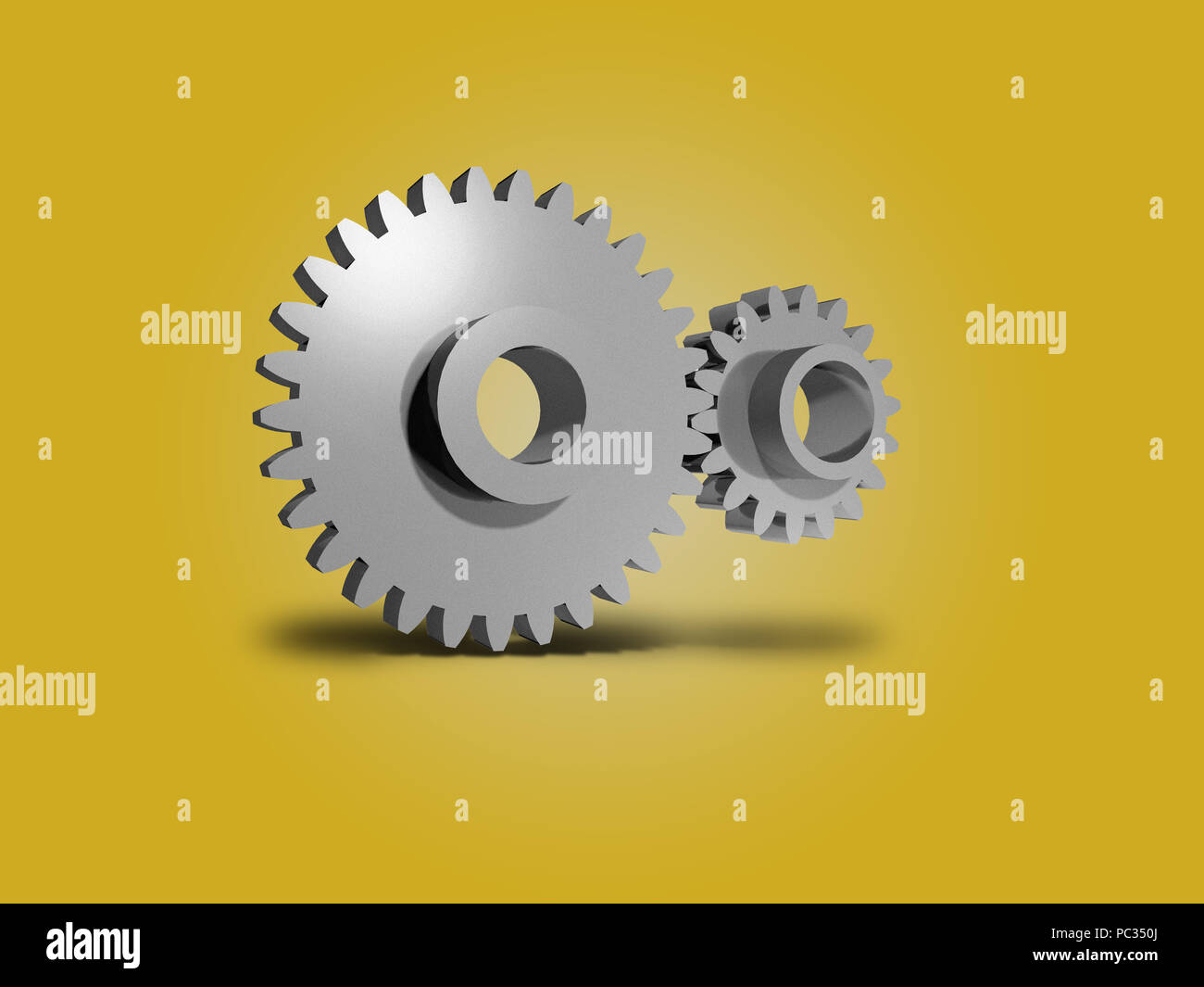 Gears 3d isolated hi-res stock photography and images - Alamy