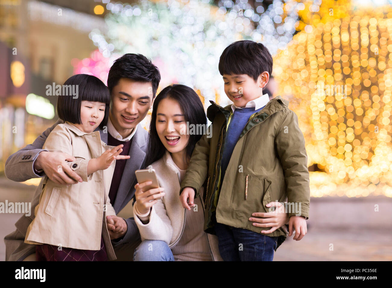 Cheerful girls boys smart hi-res stock photography and images - Alamy