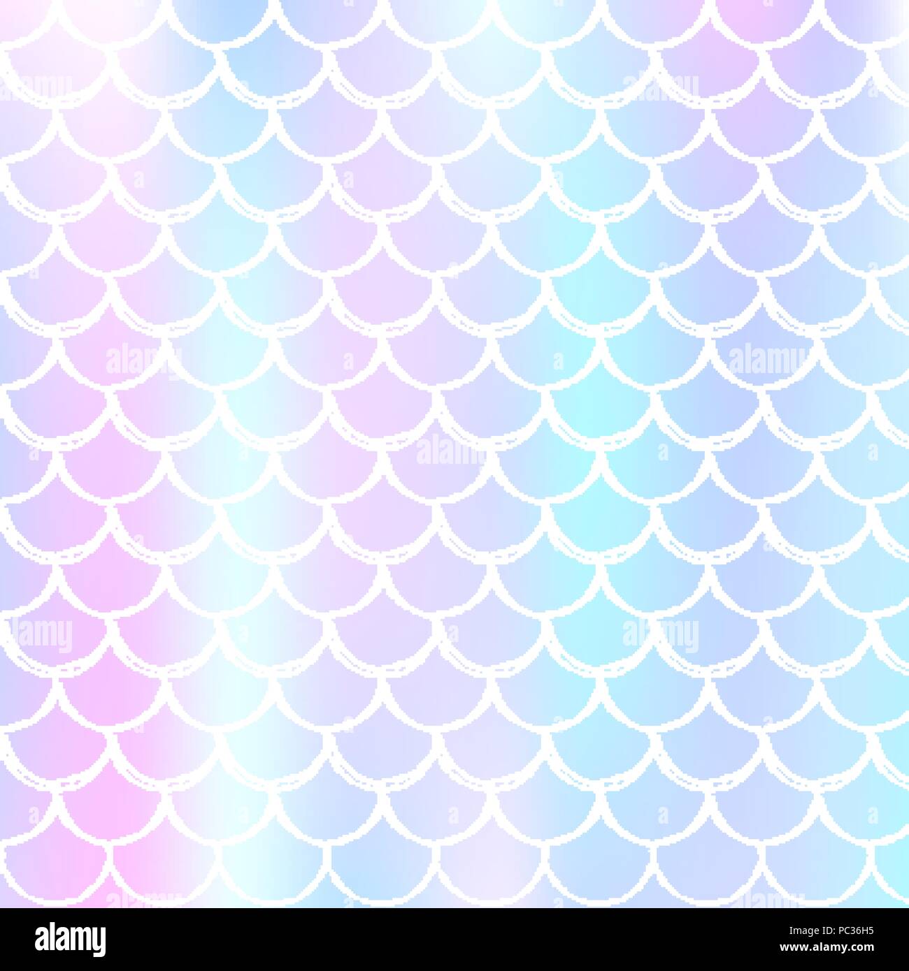 Holographic mermaid background with gradient scales Stock Vector Image ...