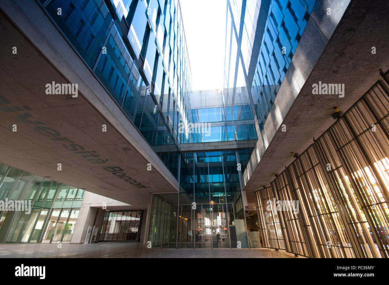 Italy, Lombardy, Milan, Luigi Bocconi Commercial University designed by ...