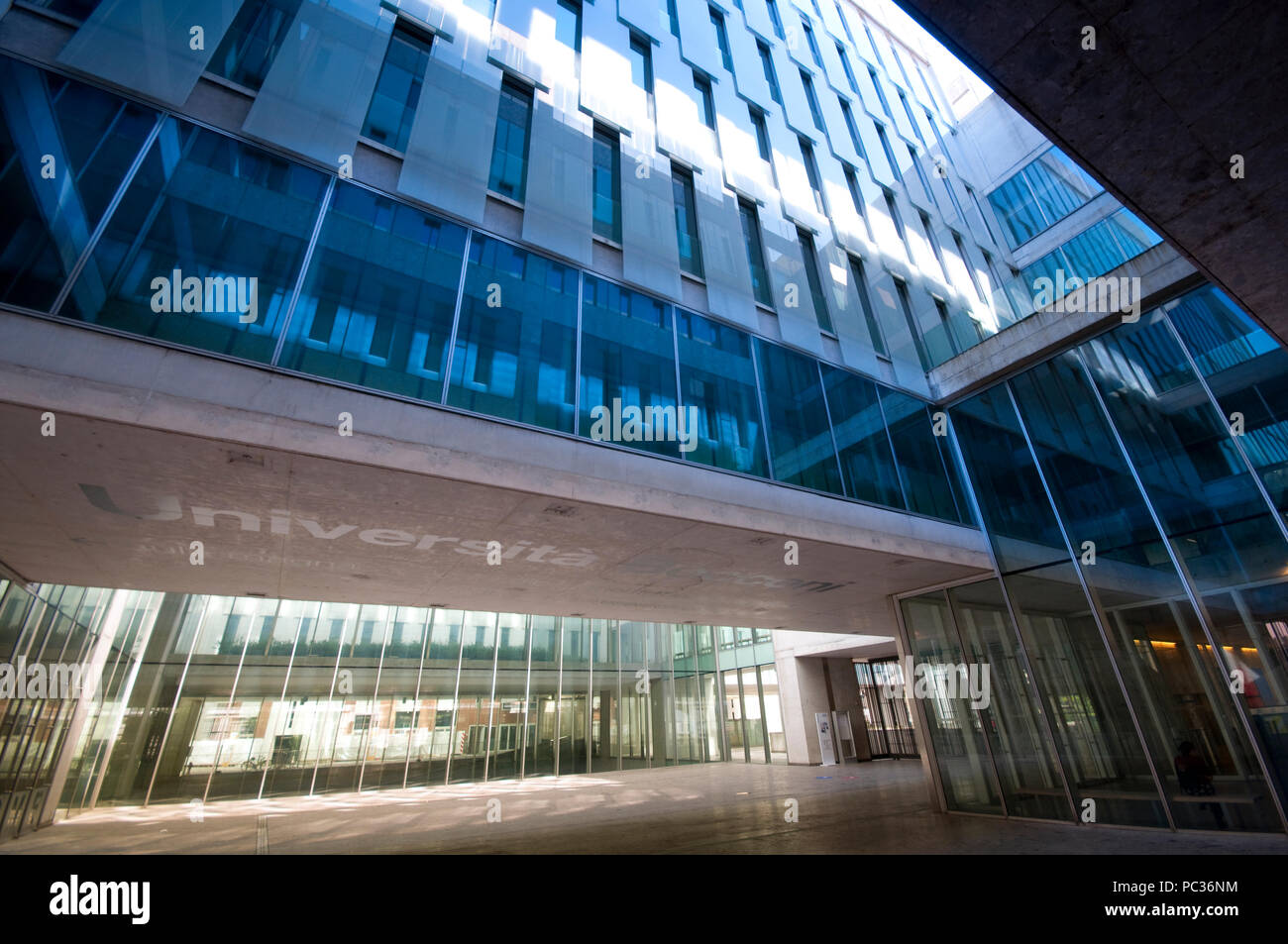 Italy, Lombardy, Milan, Luigi Bocconi Commercial University designed by ...