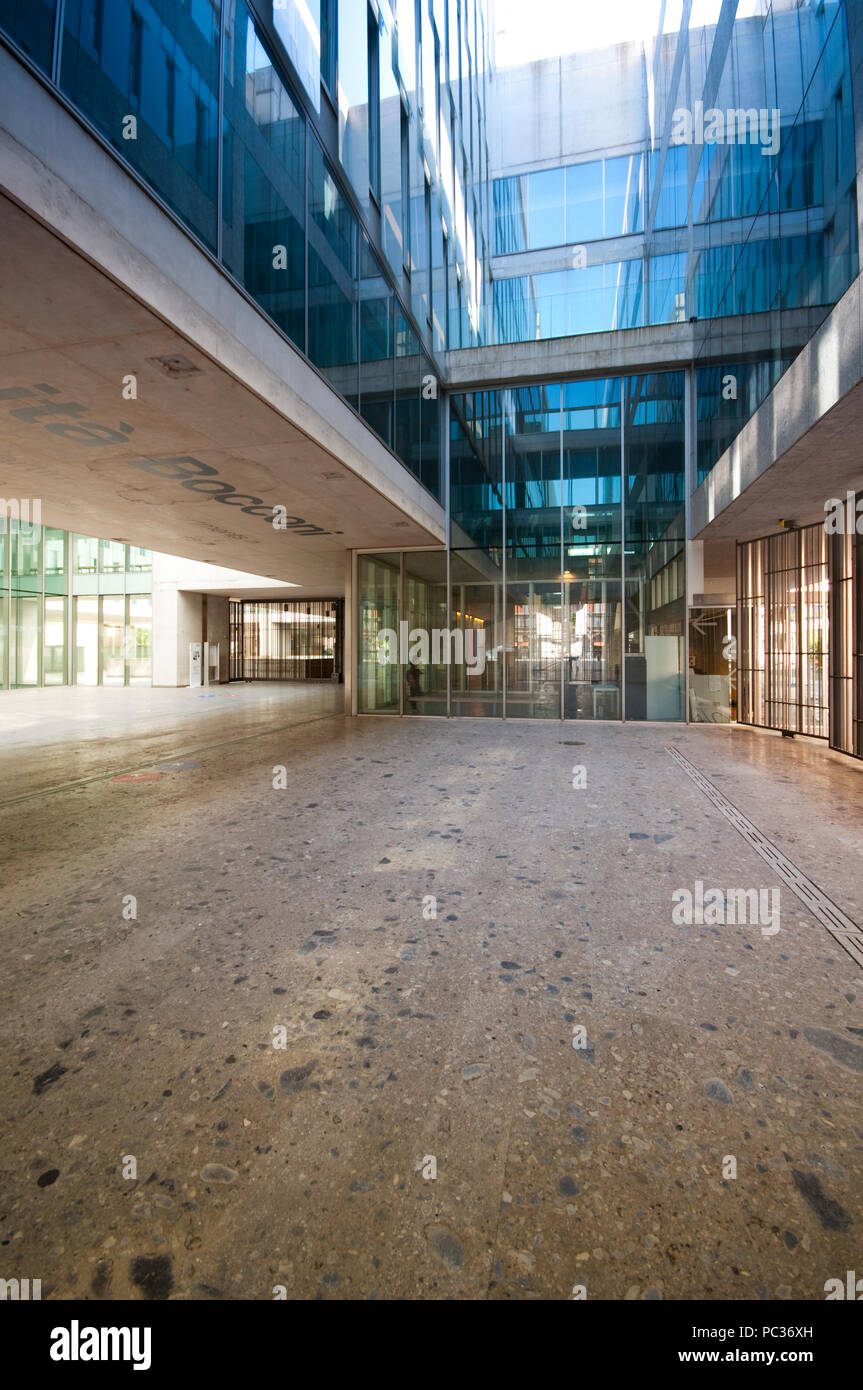 Italy, Lombardy, Milan, Luigi Bocconi Commercial University designed by ...
