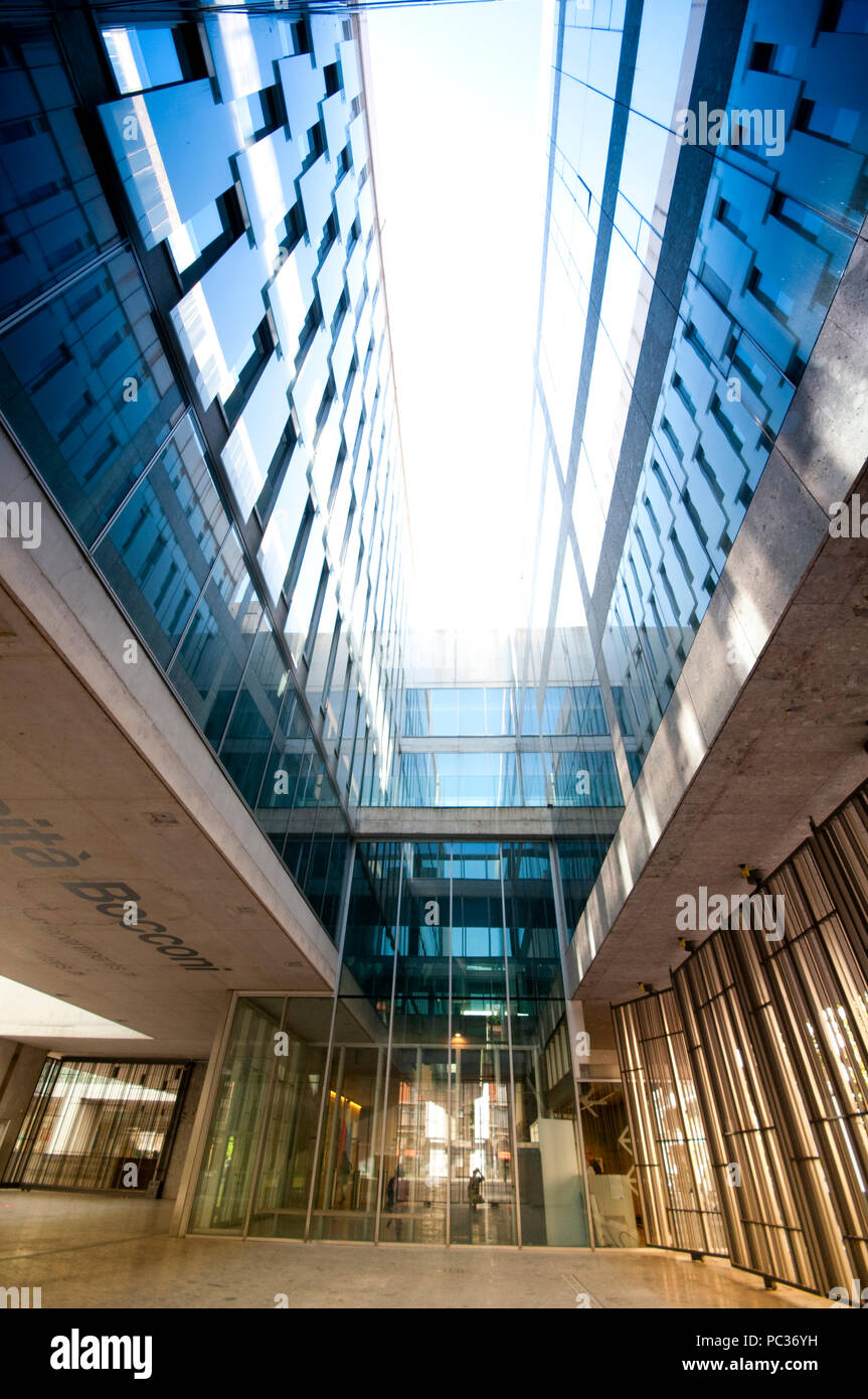 Italy, Lombardy, Milan, Luigi Bocconi Commercial University designed by ...