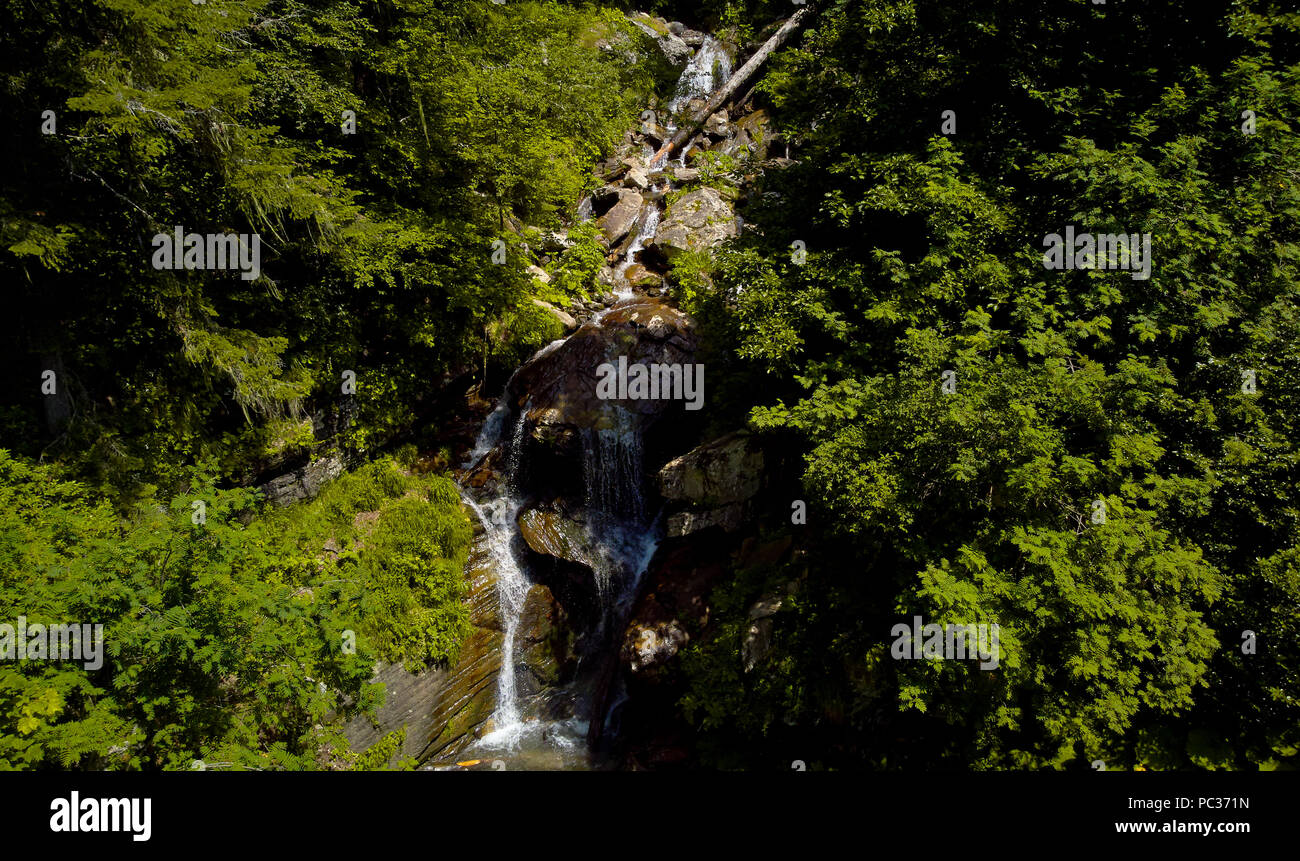 top view of the waterfall Stock Photo - Alamy