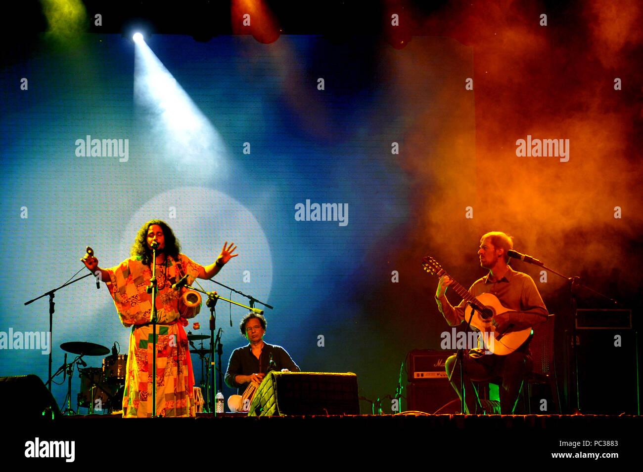 Dance and song performance inarmy stadium in Dhaka Stock Photo - Alamy