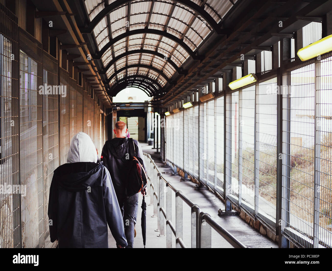Crossing through to Israel from Palestine at checkpoint 300, West Bank ...