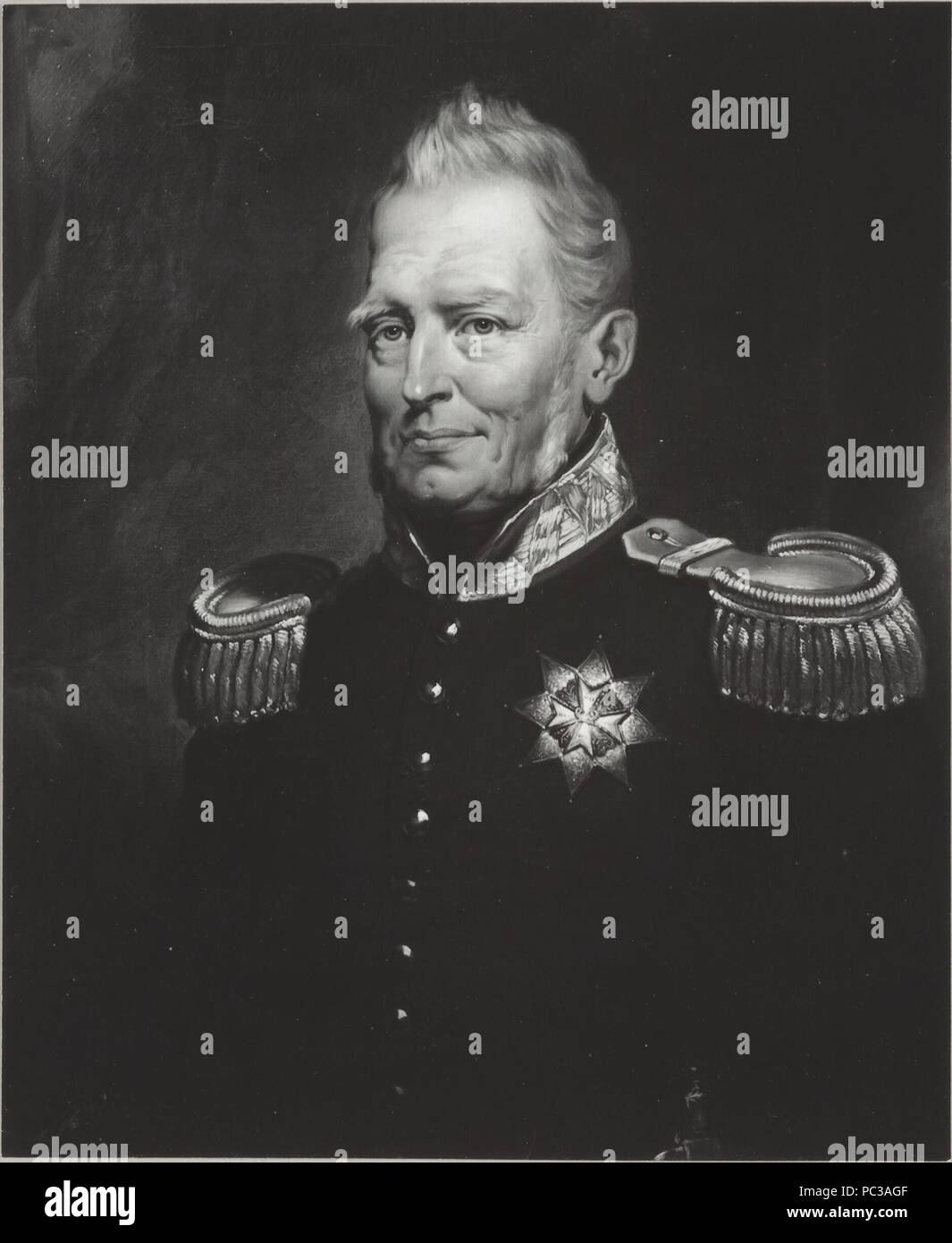 497 Portrait of William I, King of the Netherlands by Jan Adam Kruseman ...