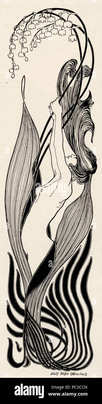 Adolf Hoefer, Illustration zu ‘Der grosse Sonntag‘ Stock Photo - Alamy