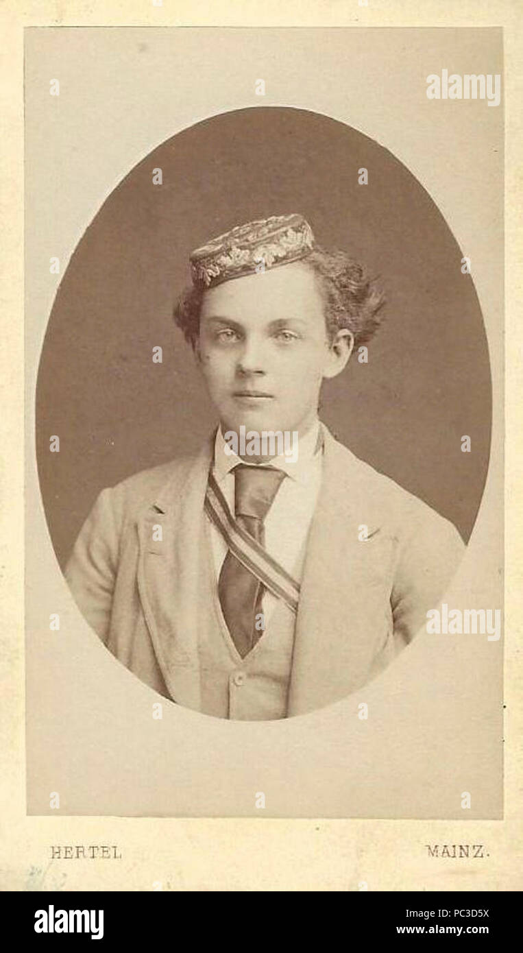 Adolf Lehne 1874 Stock Photo - Alamy