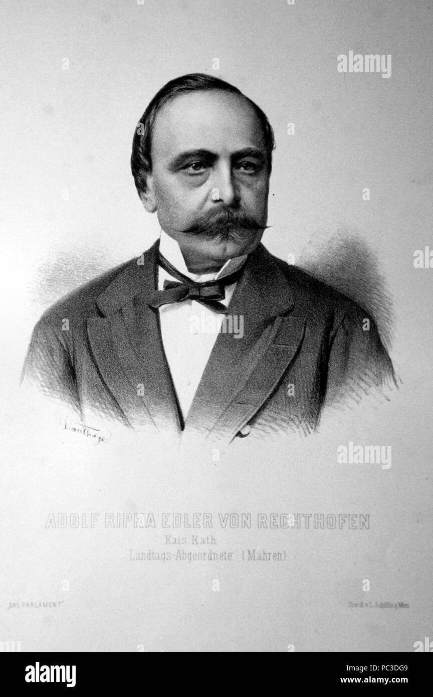 Adolf Ripka Litho Stock Photo - Alamy
