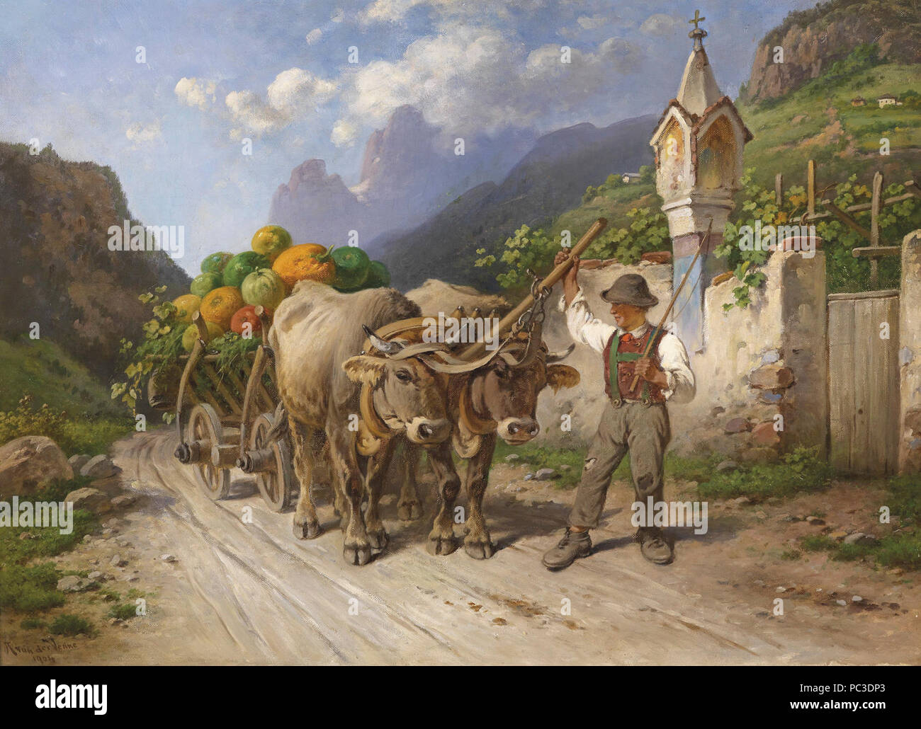 Adolf van der Venne Reiche Ernte 1904 Stock Photo - Alamy