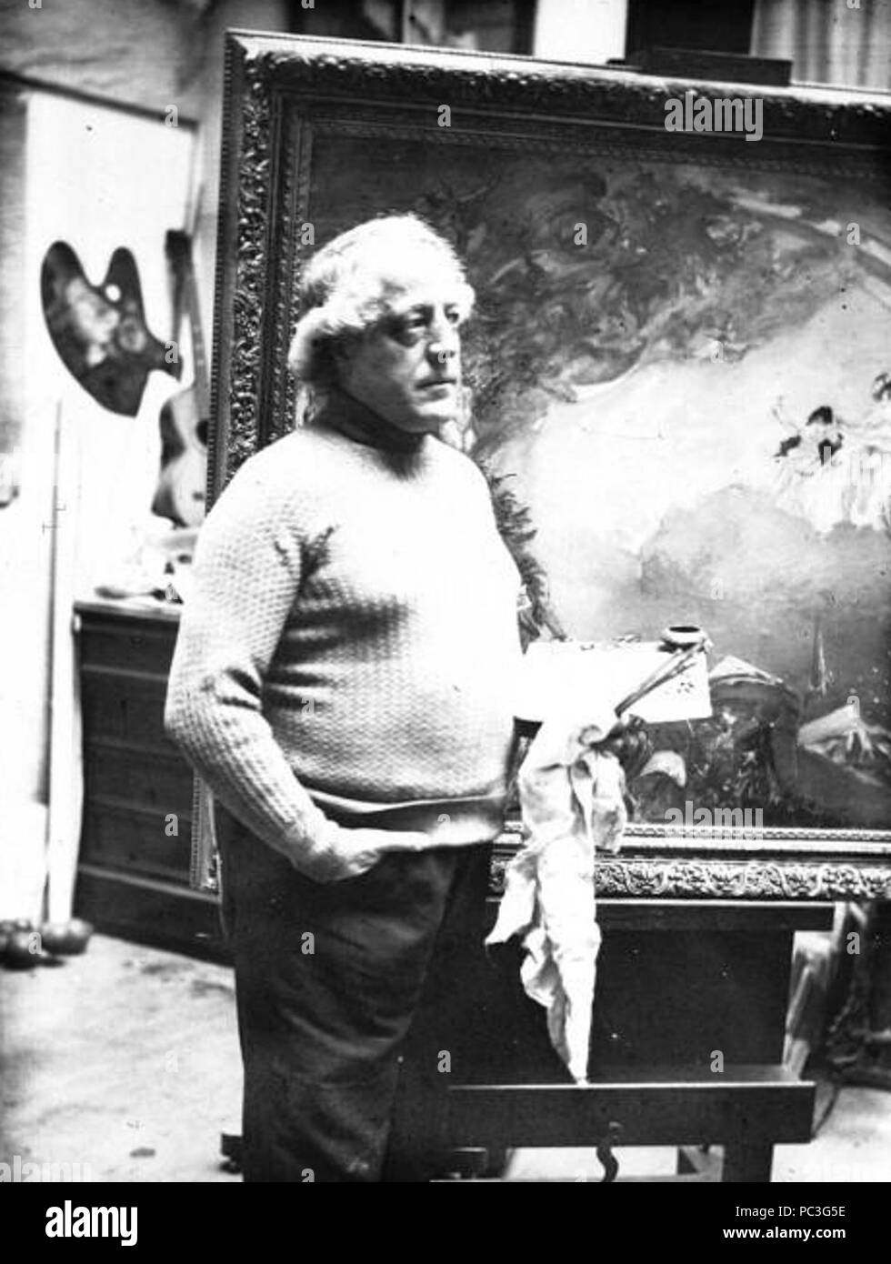 Adolphe willette Black and White Stock Photos & Images - Alamy