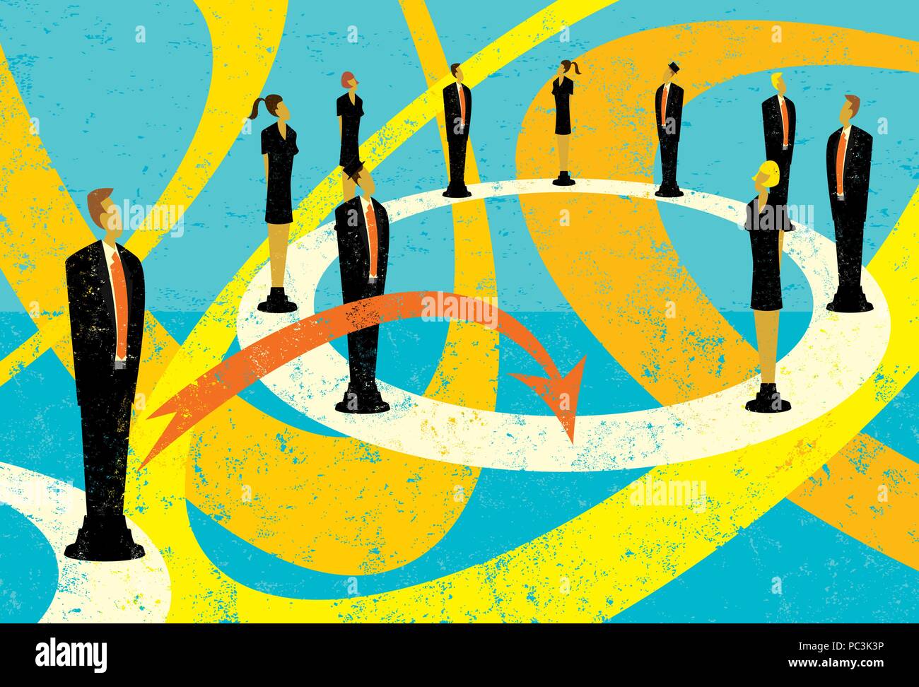 Bed or seam in layers Stock Vector Images - Alamy