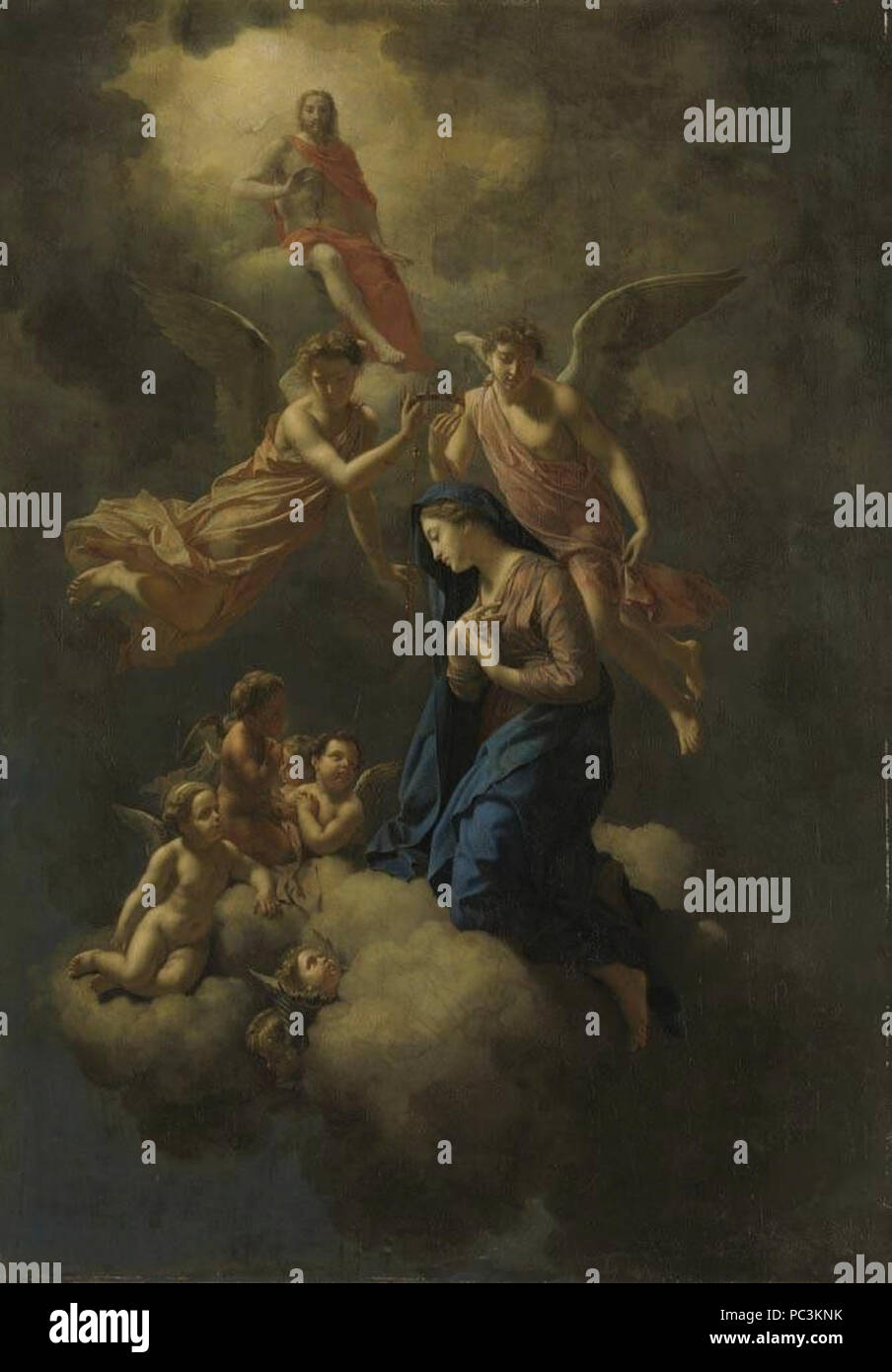 Adriaen van der Werff - Marienkrönung - 211 Stock Photo - Alamy