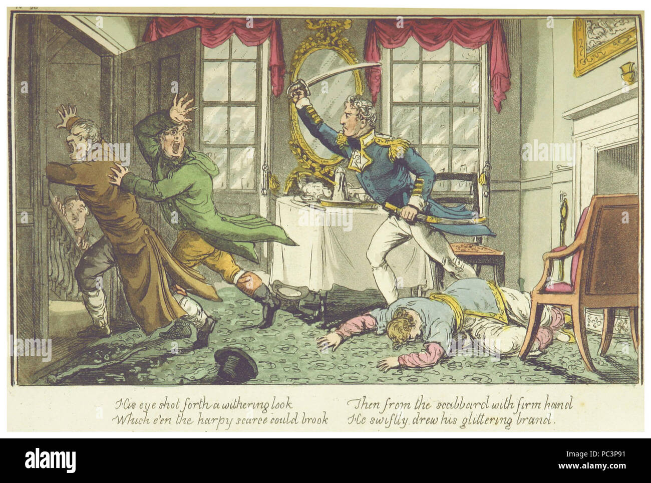Adventures of a Post Captain(1817) p281 Stock Photo - Alamy