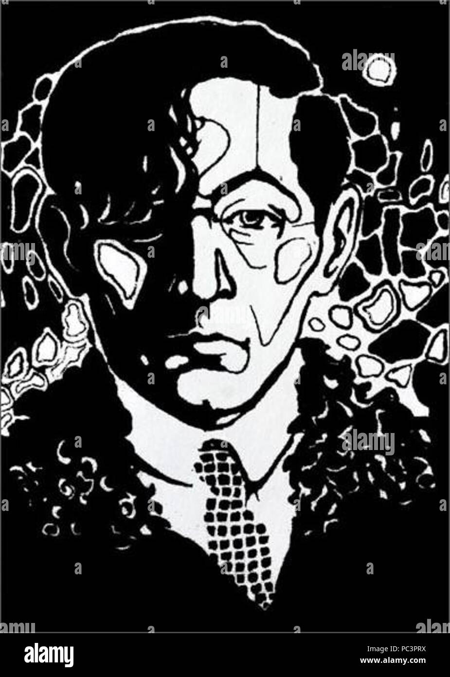 550 Selfportrait 1921 Geo Milev Stock Photo - Alamy