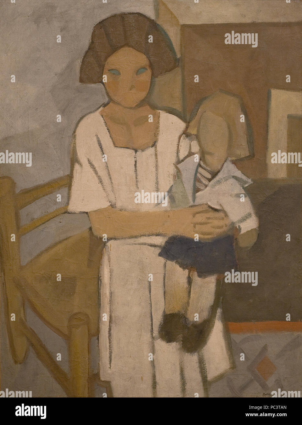 510 Rafael Barradas - La niña de la muñeca Stock Photo - Alamy