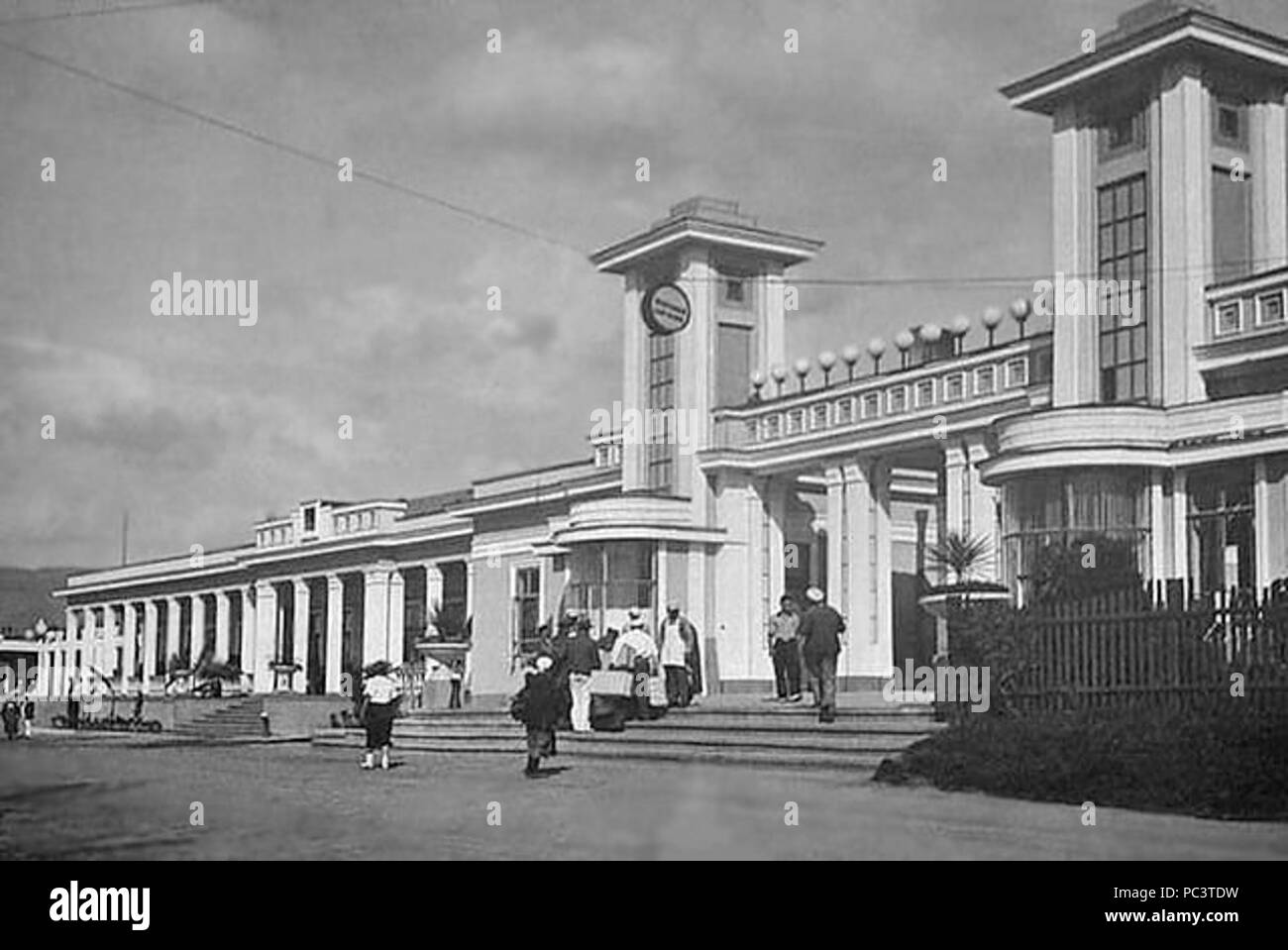 Soviet era railway station hi-res stock photography and images - Alamy