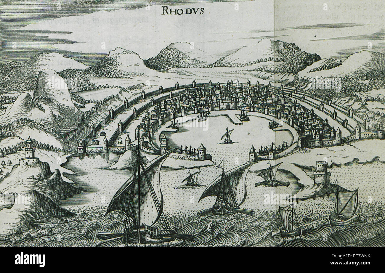 520 Rhodus - Enderlin Jacob - 1686 Stock Photo - Alamy