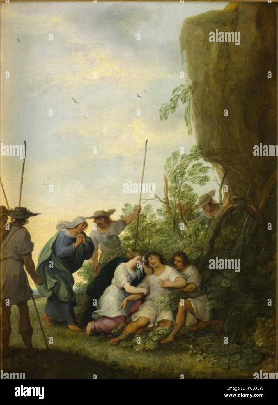 Adriaan van stalbemt - Death of Adonis Stock Photo - Alamy