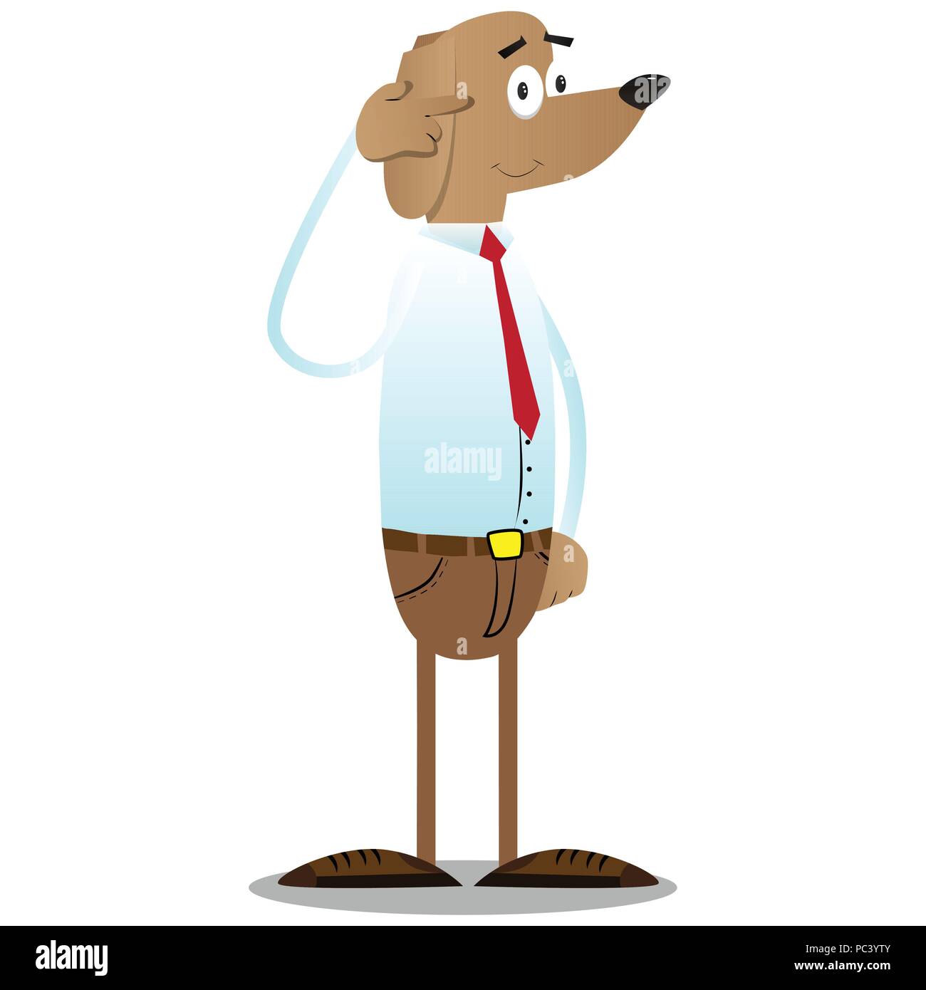 Cartoon Dog With Gun