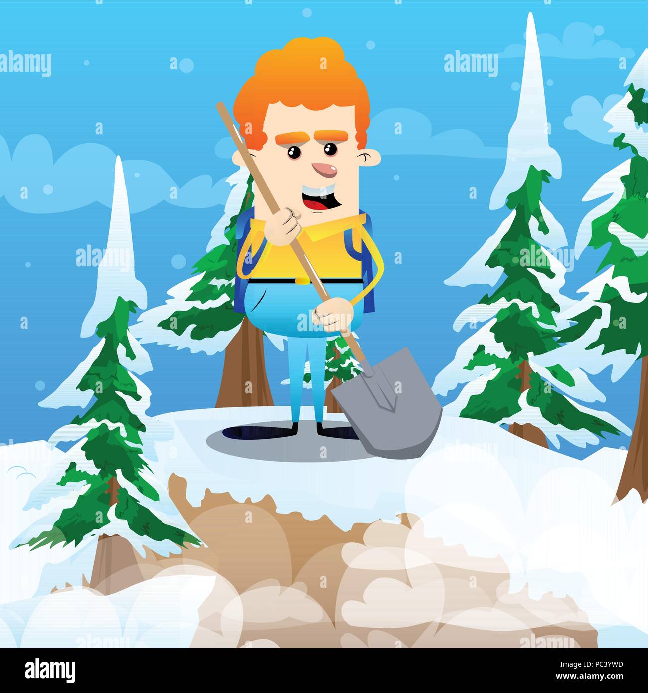 Cartoon Shovel High Resolution Stock Photography and Images - Alamy