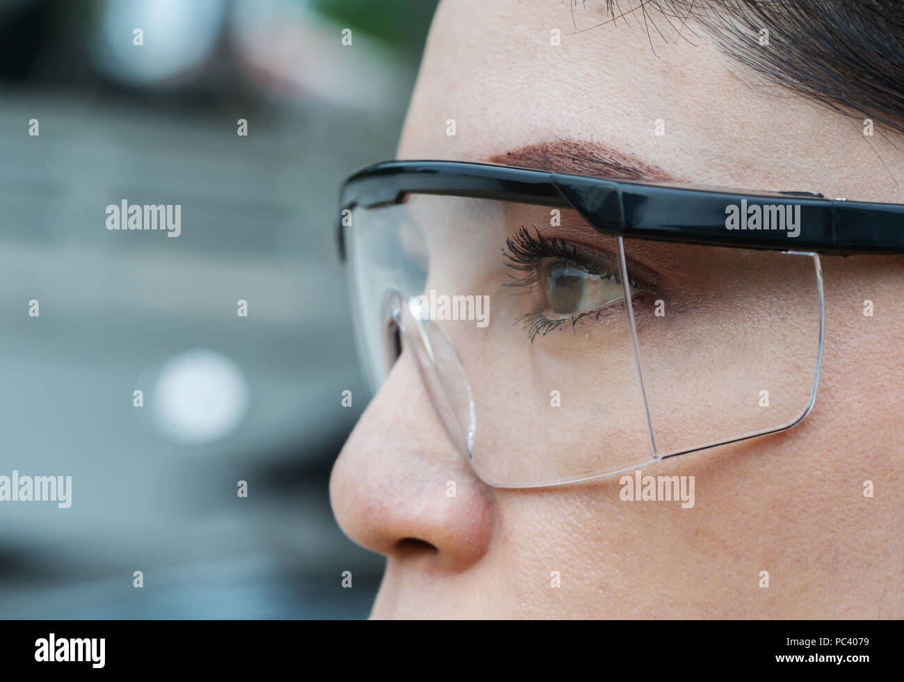 Computer Reflection Eyes Close High Resolution Stock Photography and ...